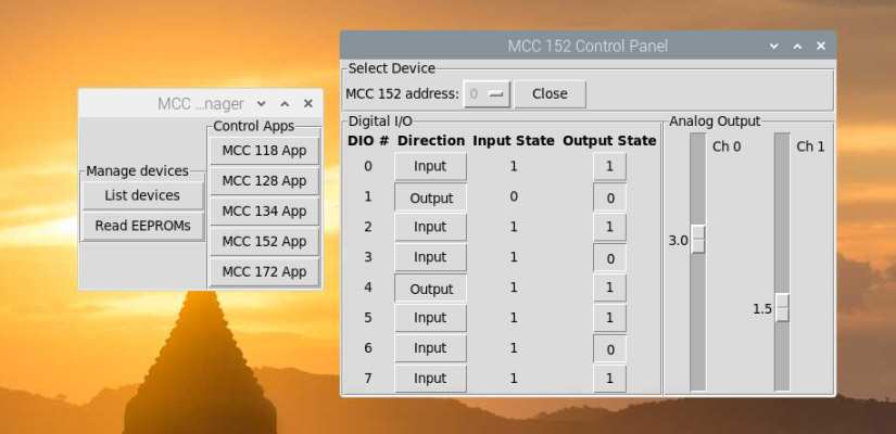 Review: MCC 152: Voltage Output & DIO DAQ HAT for Raspberry Pi